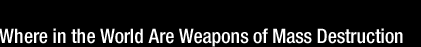 Avoiding Armageddon . WMD - A Primer | PBS
