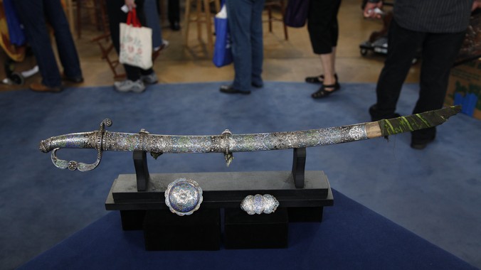 Diamond Encrusted Sword