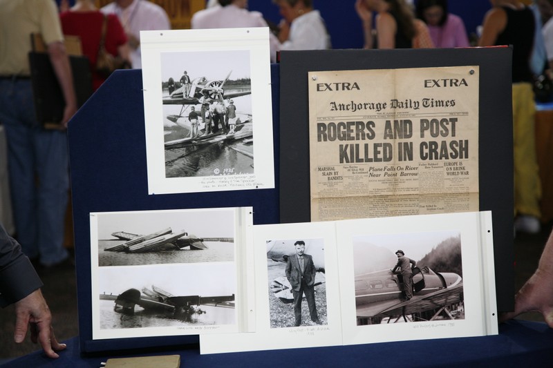 1935 Will Rogers & Wiley Post Autographs & Photographs | Antiques ...