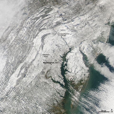 Blizzard ’09 as Seen From Space | PBS News