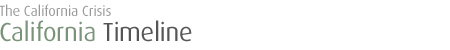 California - Timeline | Blackout | FRONTLINE | PBS